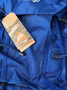 VANGO Sherpa 65 rucksack – Nutty Badgers ESU